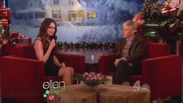The Ellen DeGeneres Show - 12/19/12 - MeganFoxEllen1828 - Megan Fox ...